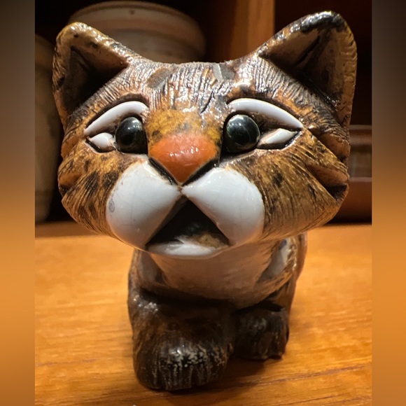 artesania | Art | Artesania Rinconada Brown Tabby Cat Figurine Uruguay ...